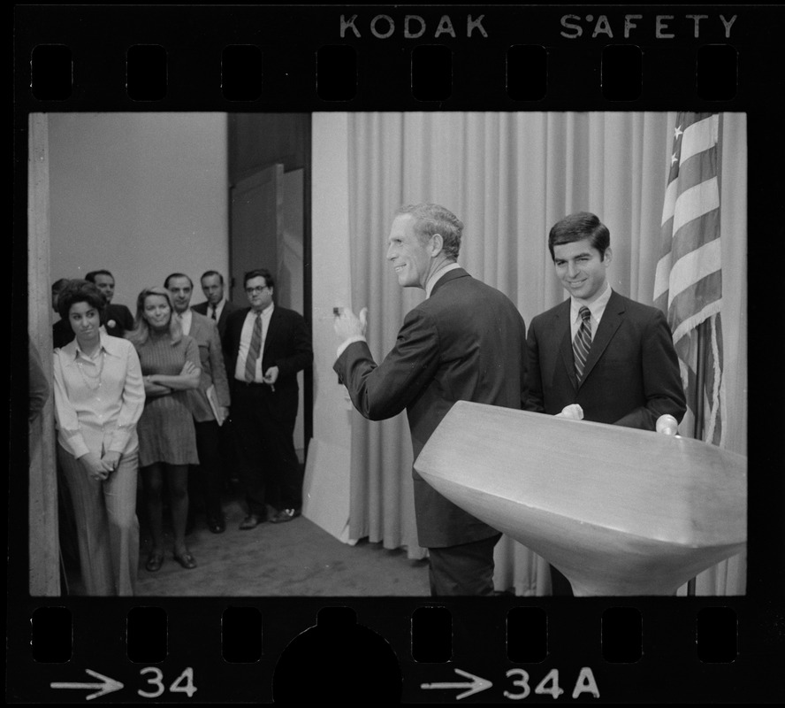 Pressing for a televised debate with Gov. Francis Sargent, Mayor Kevin ...