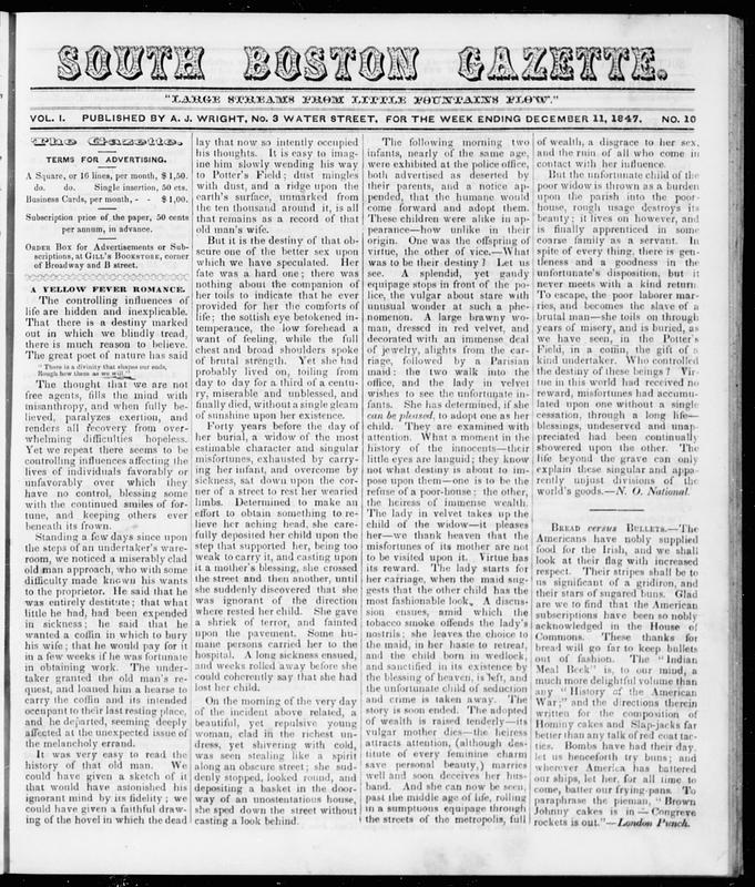South Boston Gazette, December 11, 1847 - Digital Commonwealth