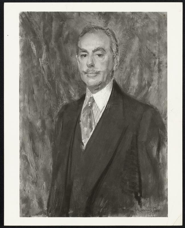 Chief Diplomat - A likeness of the secretary of state, Dean Acheson, by ...