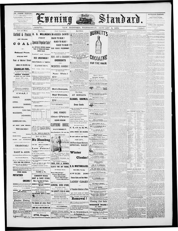 Evening Standard. January 08, 1879 - Digital Commonwealth