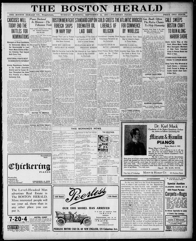 The Boston Herald. September 24, 1907 - Digital Commonwealth