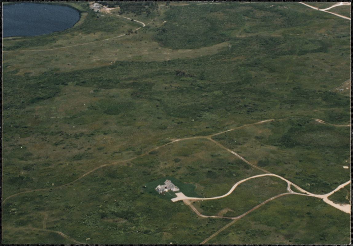 Aerial view of 30 Douglas Way - Digital Commonwealth