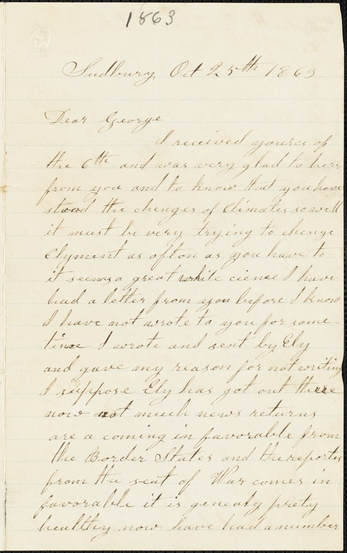 Dear George - Digital Commonwealth