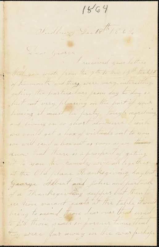 Dear George - Digital Commonwealth