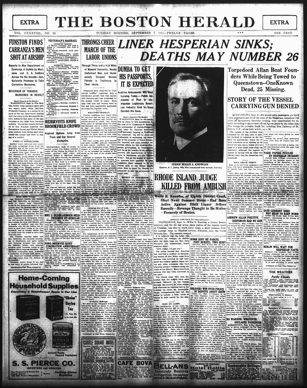 The Boston Herald. September 07, 1915 - Digital Commonwealth