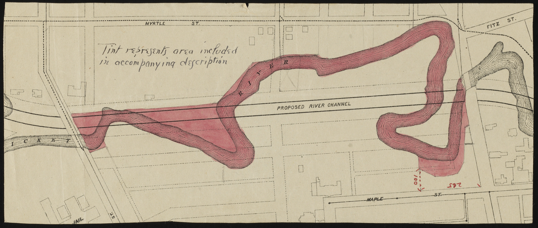Proposed river channel - Digital Commonwealth