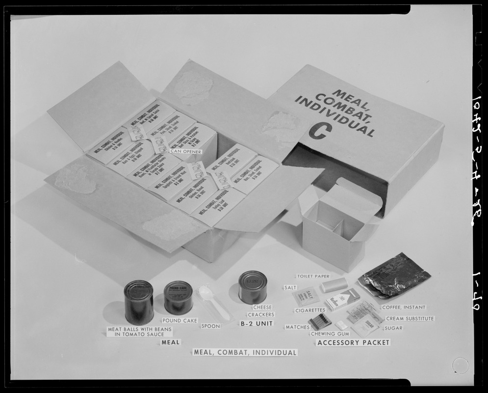 Meal, combat, individual - Digital Commonwealth