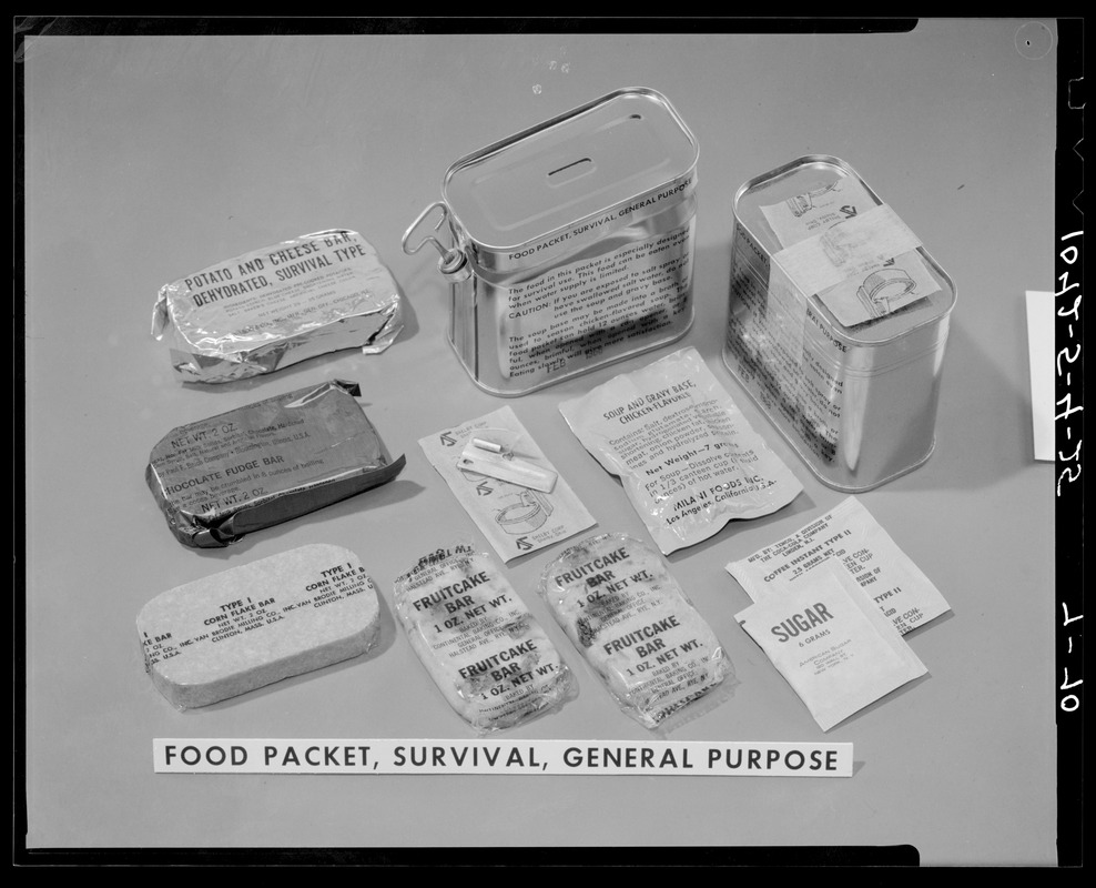 Food packet, survival, general purpose - Digital Commonwealth