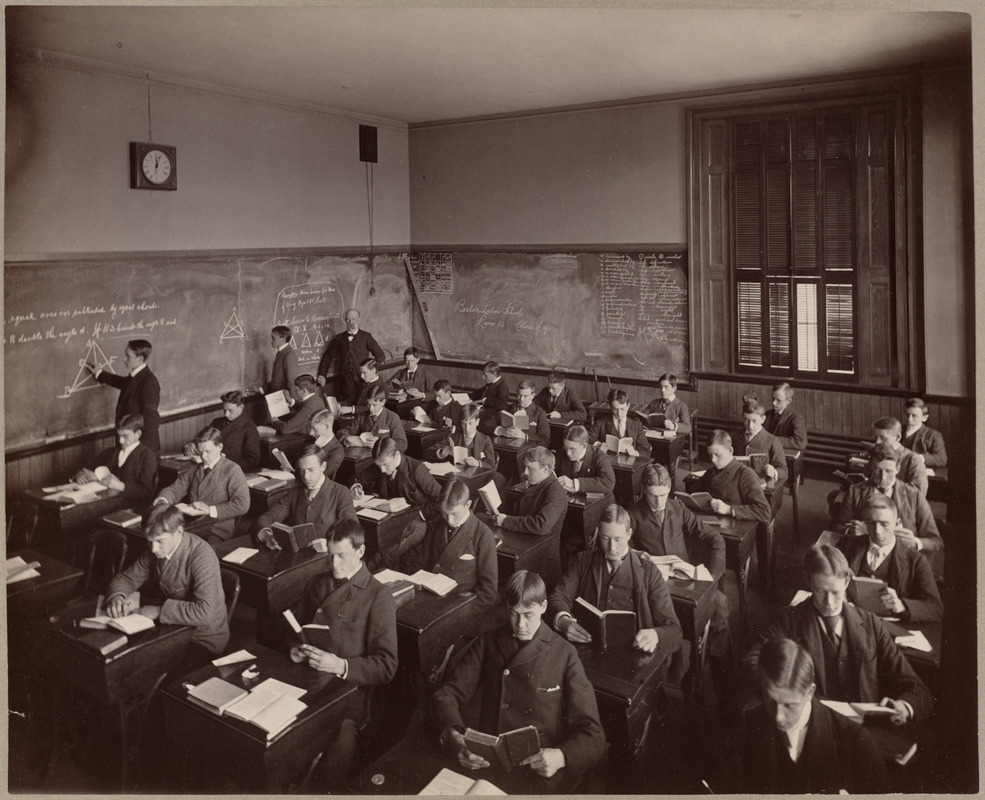 First graduating class. - Digital Commonwealth