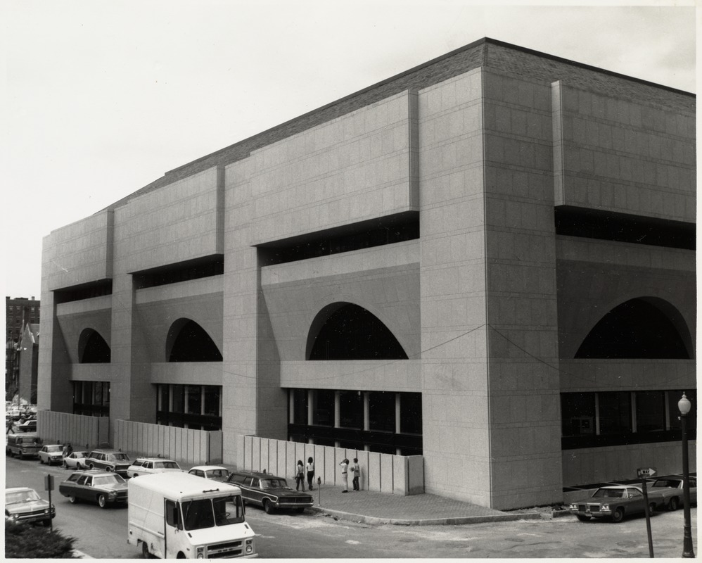 Boston Public Library Johnson building construction, August 1972 ...