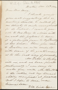 Letter from Helen Eliza Garrison, Boston, to Sarah Russell May, Nov ...