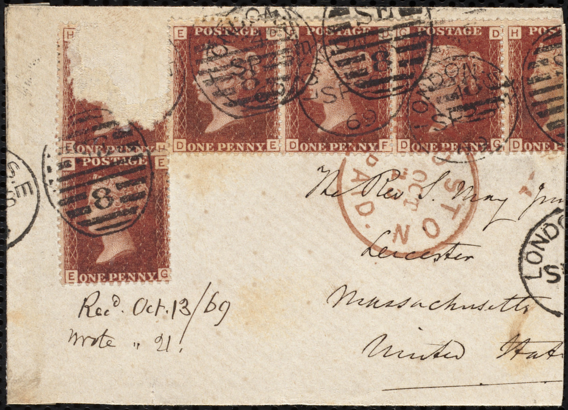 Letter from Frederick William Chesson, London, to Samuel May, 29 ...