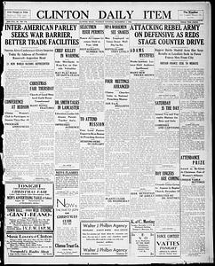 Clinton Daily Item. December 01, 1936 - Digital Commonwealth