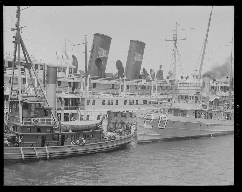SS Boston rammed off Newport, R.I. - Digital Commonwealth