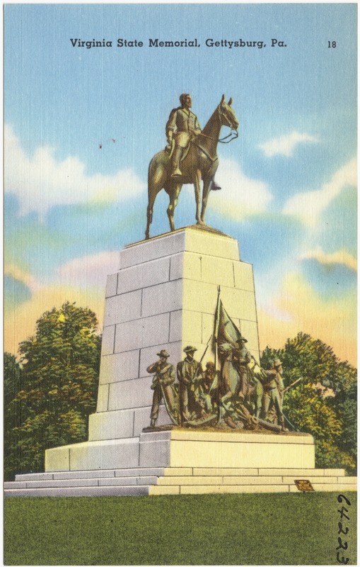 Virginia State Memorial, Gettysburg, Pa. - Digital Commonwealth