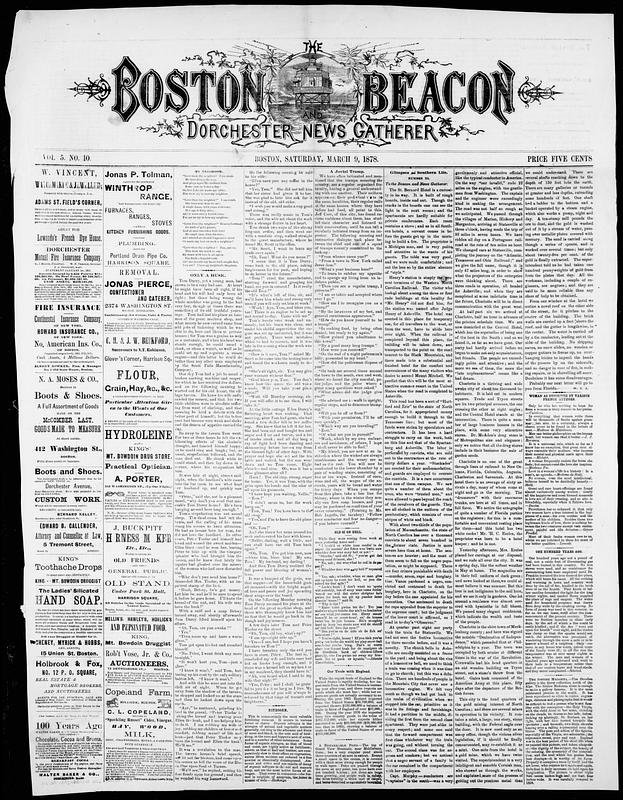 The Boston Beacon and Dorchester News Gatherer, March 09, 1878 ...