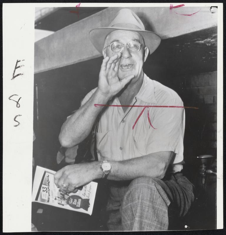 Booting his Dodgers Home is manager Burt Shotton of the league-leading ...