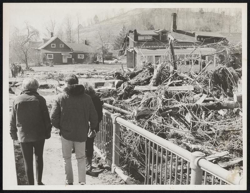 Damage after flood, Lee, Mass. - Digital Commonwealth