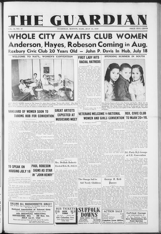 The Guardian. July 15, 1939 - Digital Commonwealth