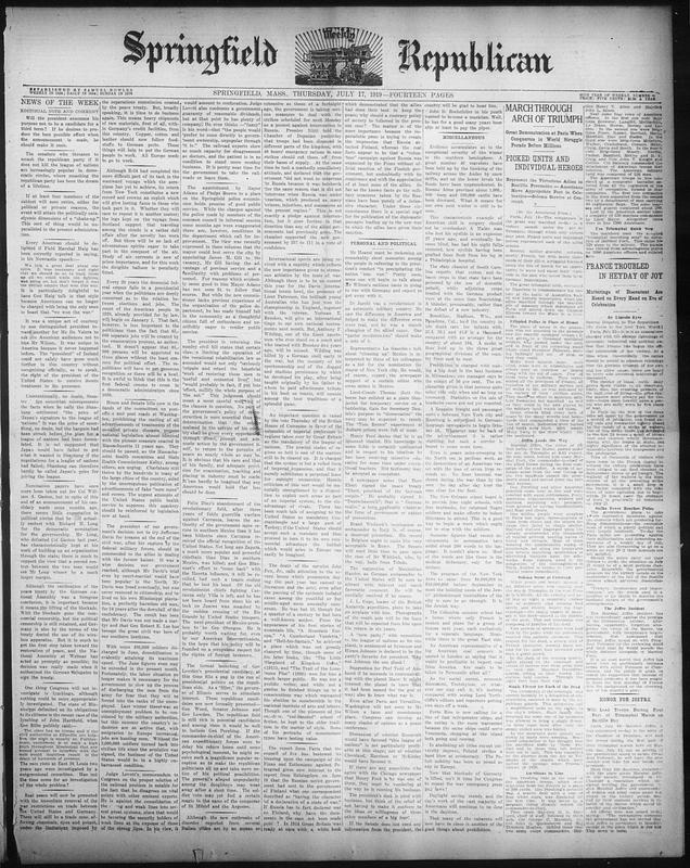 Springfield Weekly Republican - Digital Commonwealth