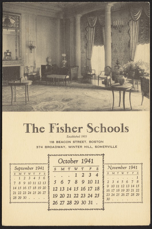 The Fisher Schools - Digital Commonwealth