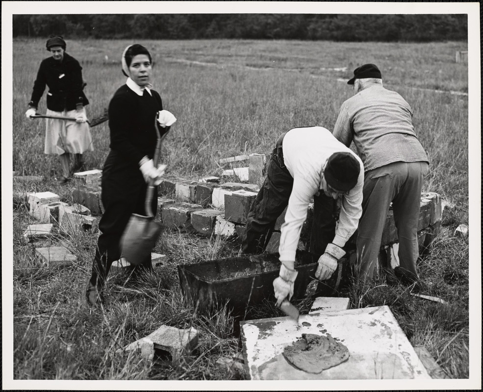 Emergency Mass Feeding, Fort Dix, New Jersey [1954] - Digital Commonwealth