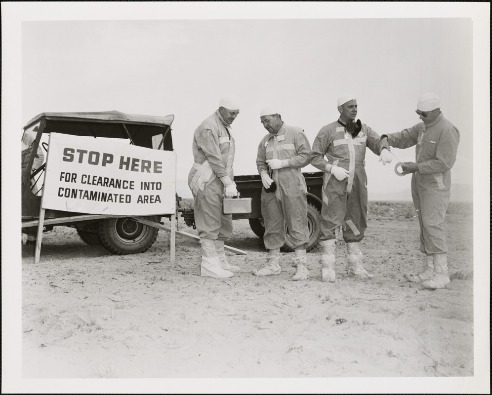 Welfare photos of Operation Cue Atomic Explosion - Digital Commonwealth