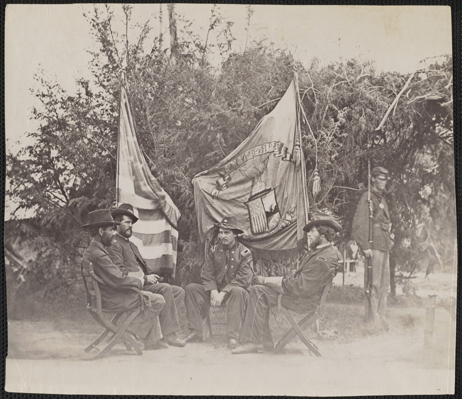 Field officers 15th New York Infantry - Digital Commonwealth