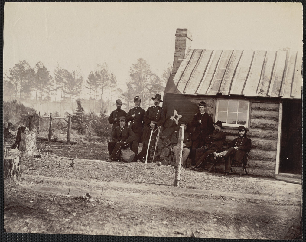 General Robert S. Foster and staff. General Foster, Colonel W. V ...