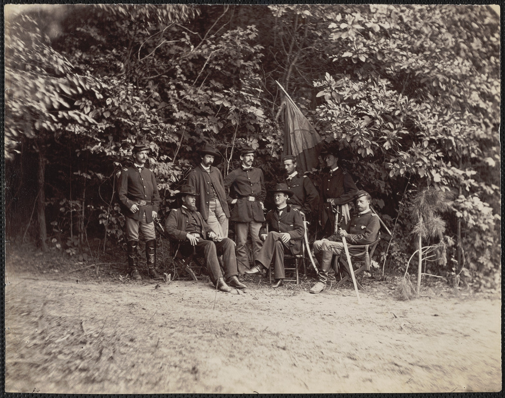 Major General Wesley Merritt and staff, Cavalry Corps - Digital ...
