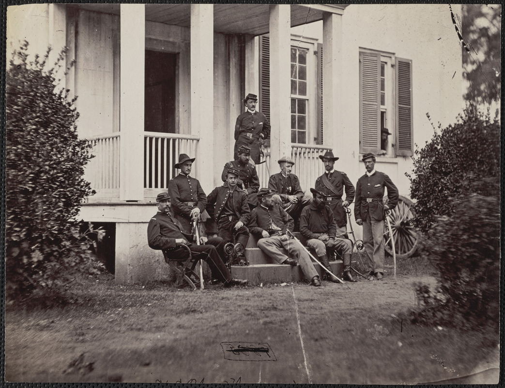 General J.H. Wilson and staff, Cavalry Corps - Digital Commonwealth