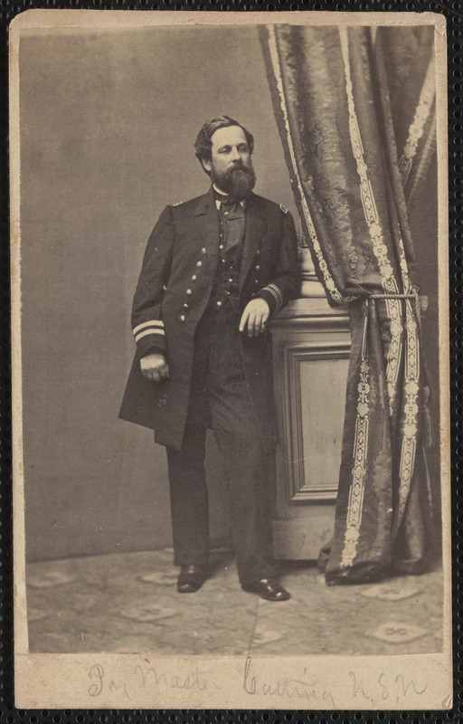 This is Paymaster General G. F. Cutter, Paymaster Cutting U. S. Navy ...