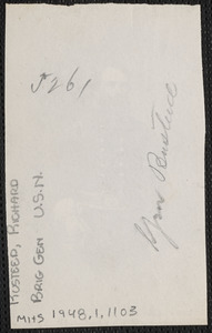 Rusteed [sic], Richard Brigadier General U.S.N., General Busteed ...