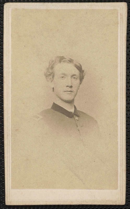 Lieutenant [Leon H.] Kendrick 4th Massachusetts Cavalry, Boure ...