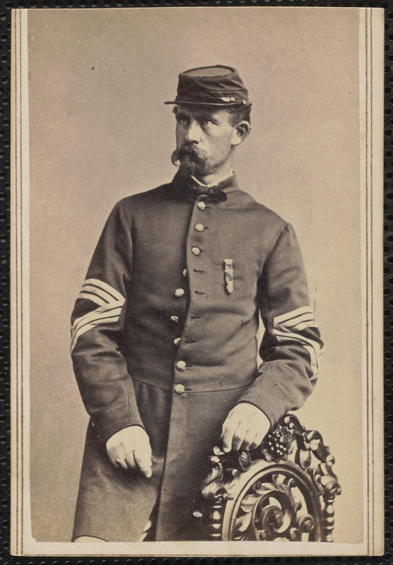 Very respectfully yours, Frank W. Marshall, Sergeant Major, [1st ...
