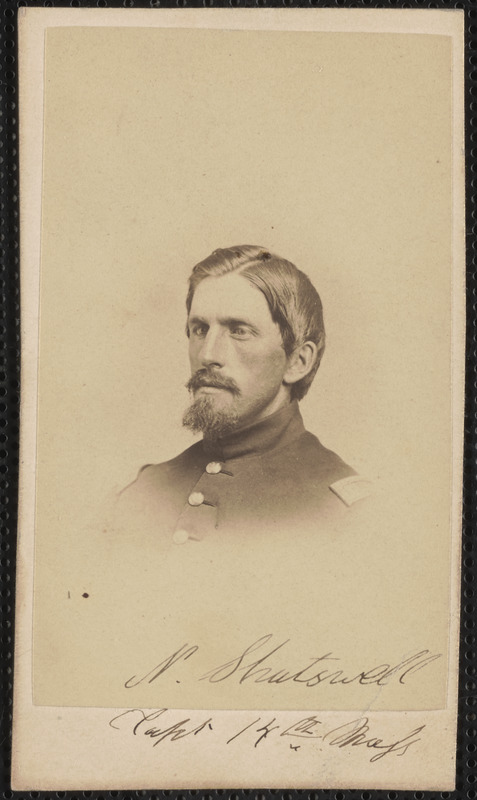 Lieutenant Colonel N. [Nathaniel] Shatswell N. Shatswell Captain 14th ...