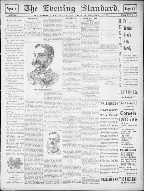 Evening Standard. September 27, 1893 - Digital Commonwealth