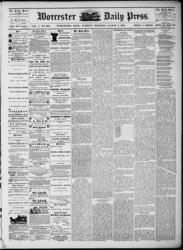 Worcester Daily Press - Digital Commonwealth