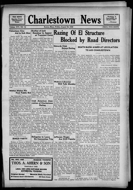 The Charlestown News. August 23, 1935 - Digital Commonwealth