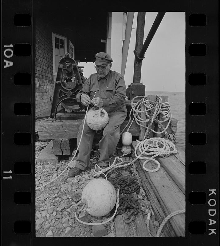 Charles Atkinson at the American Yacht Club - Digital Commonwealth