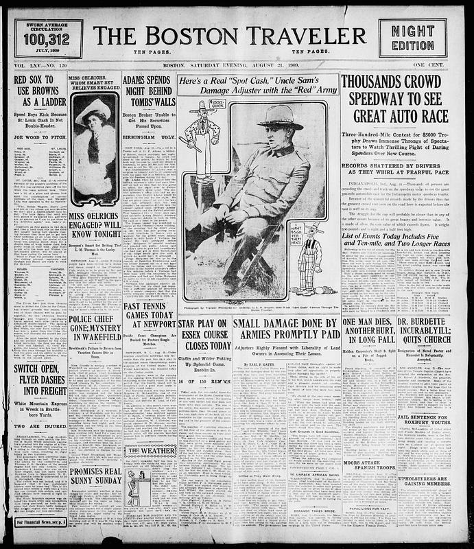 The Boston Traveler. August 21, 1909 - Digital Commonwealth