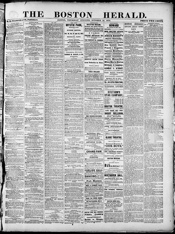 The Boston Herald. October 21, 1875 - Digital Commonwealth