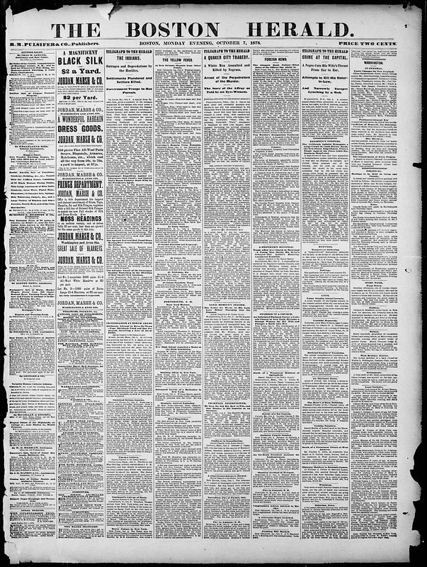 The Boston Herald. October 07, 1878 - Digital Commonwealth