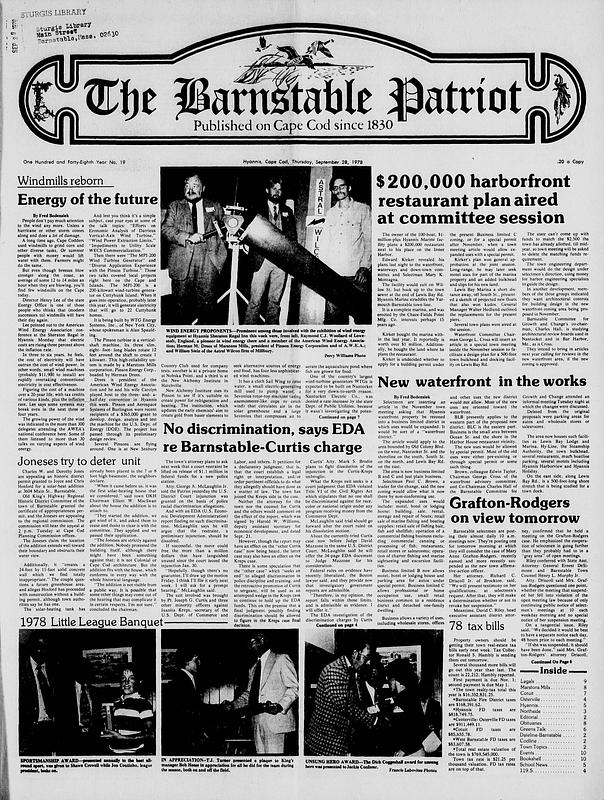 Barnstable Patriot. September 28, 1978 - Digital Commonwealth