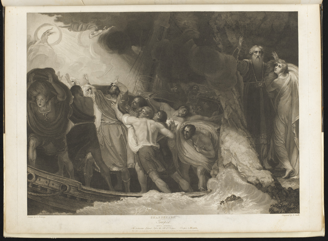 Shakspeare. Tempest, act I, scene I : the inchanted island, before the ...
