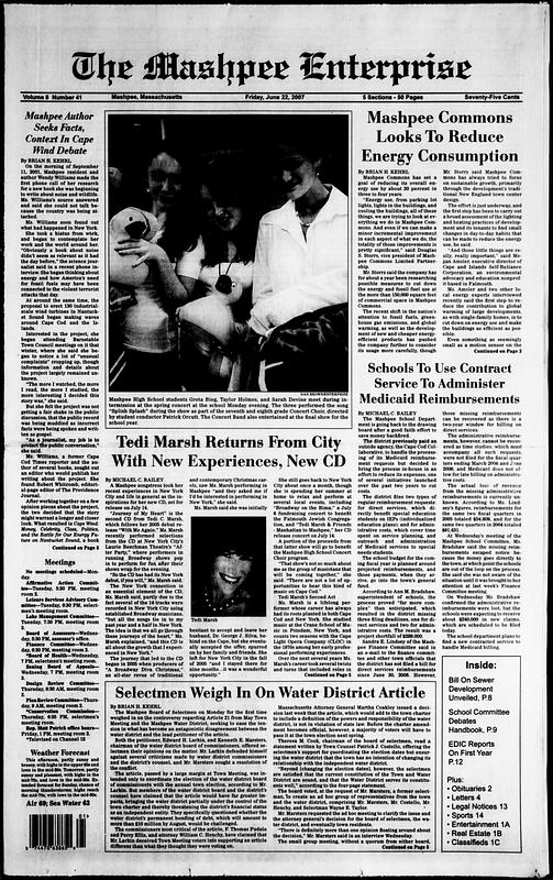 The Mashpee Enterprise. June 22, 2007 - Digital Commonwealth