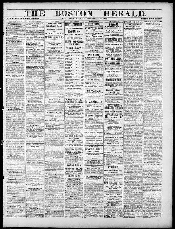 The Boston Herald. September 03, 1873 - Digital Commonwealth