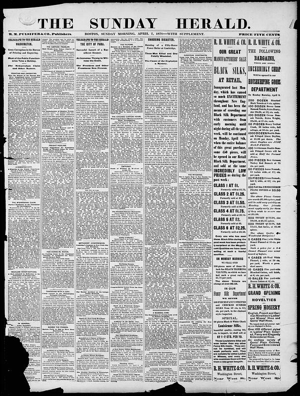 The Boston Herald. April 07, 1878 - Digital Commonwealth