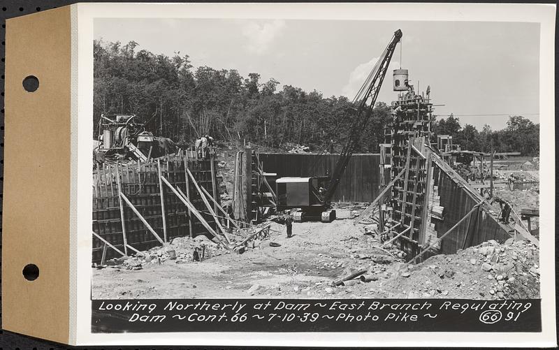Contract No. 66, Regulating Dams, Middle Branch (New Salem), and East ...