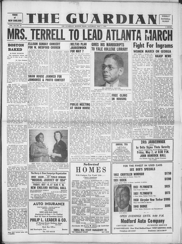 The Guardian. May 01, 1954 - Digital Commonwealth